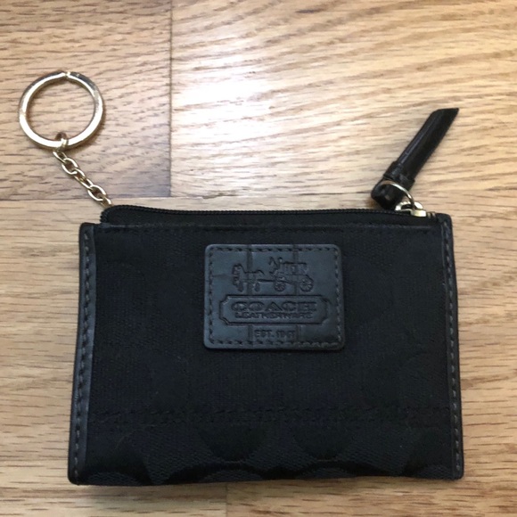 Coach | Accessories | Coach Monogrammed Keychain Wallet | Poshmark